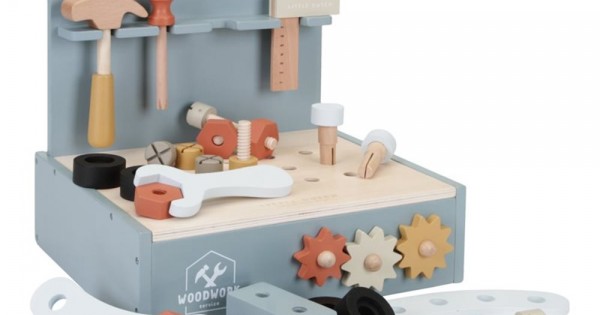 Mini banc de lucru din lemn FSC - Little Dutch